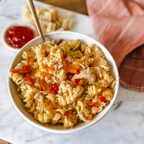 Jalapeno Pepper Jelly Pasta - Healthier Homemade Co Recipes